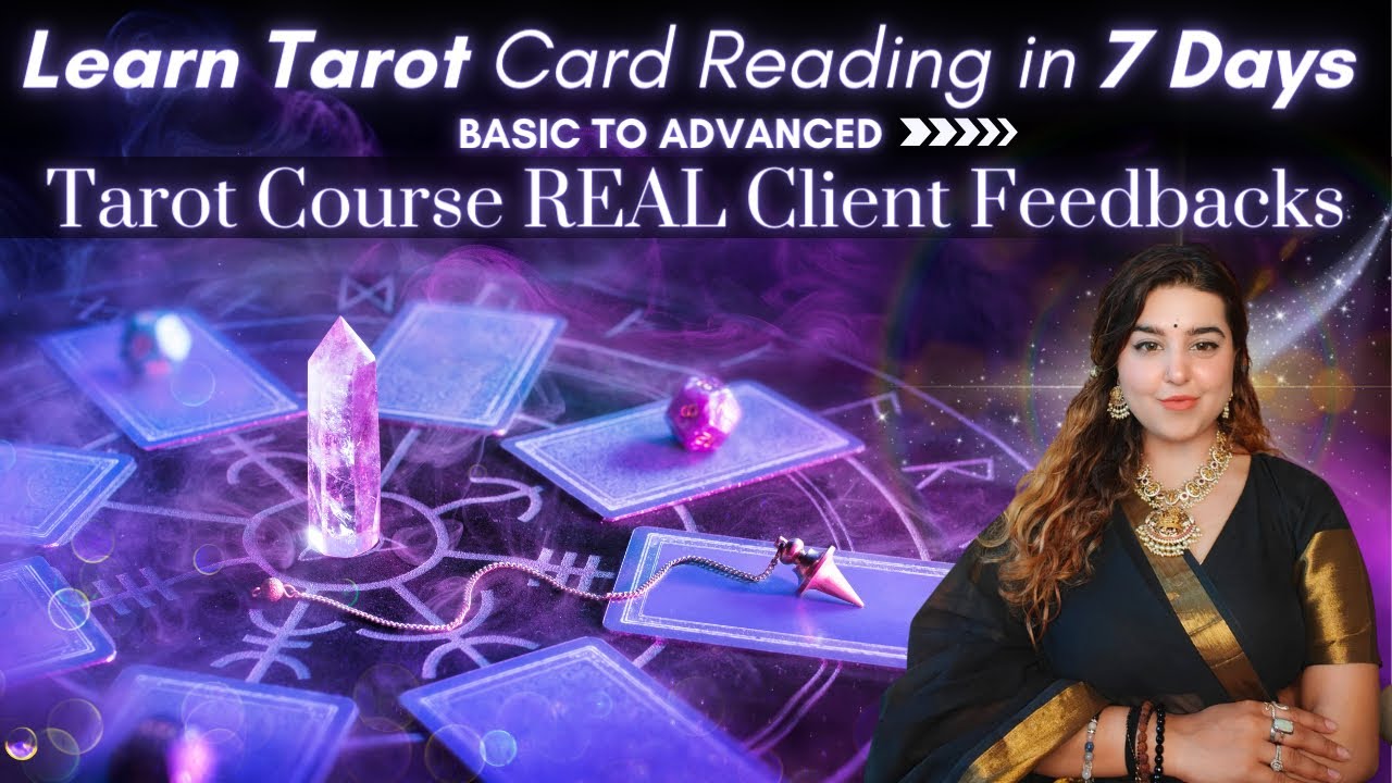 Learn Tarot in 7 days🔮Awesome Tarot Course ! Real Clients share their Mystical Experiences 🦋 ...