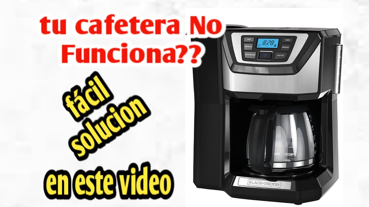 cafetera BLACK+DECKER 12 cup Mill and Brew CM5000B no MUELE y no ...