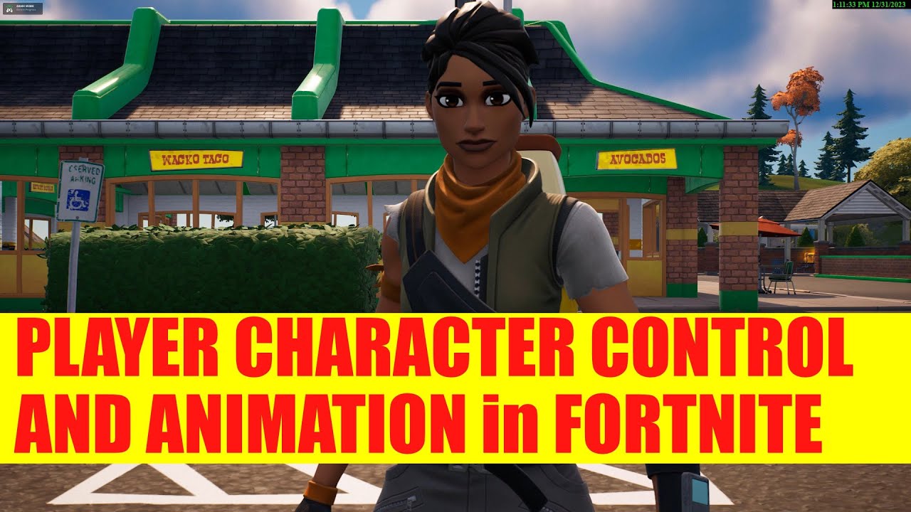 Filming in Fortnite: Player Character Control and Animation in UEFN ...