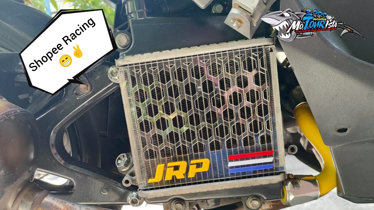 NMAX V1 RADIATOR COVER/ JRP ACRYLIC COVER - YouTube