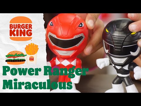 Power Ranger ve Miraculous oyuncakları Burger King®’de!