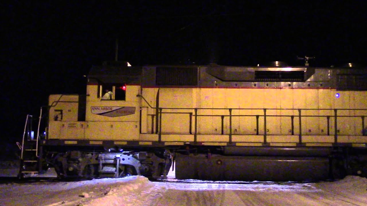 Ann Arbor Railroad Train in Notch 8! - YouTube