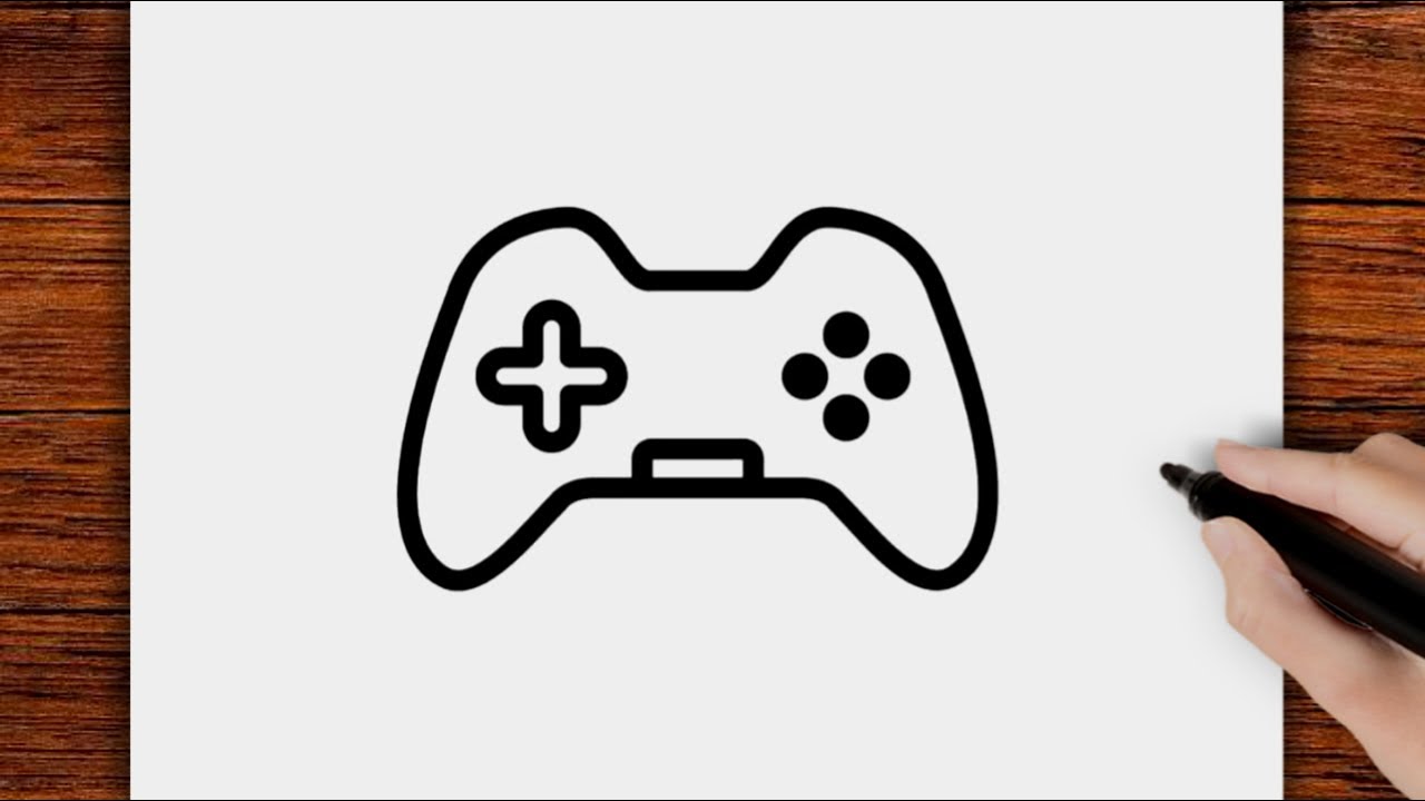 Cómo dibujar el joystick del juego 🎮 - YouTube