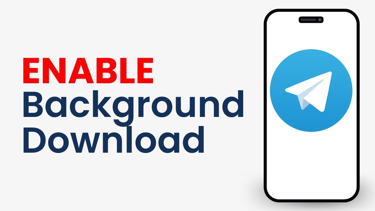 How to Enable Background Download on Telegram - YouTube