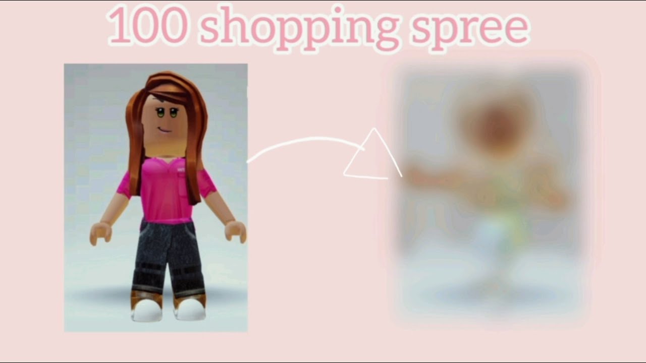 100 robux shopping spree! First time getting robux! - YouTube