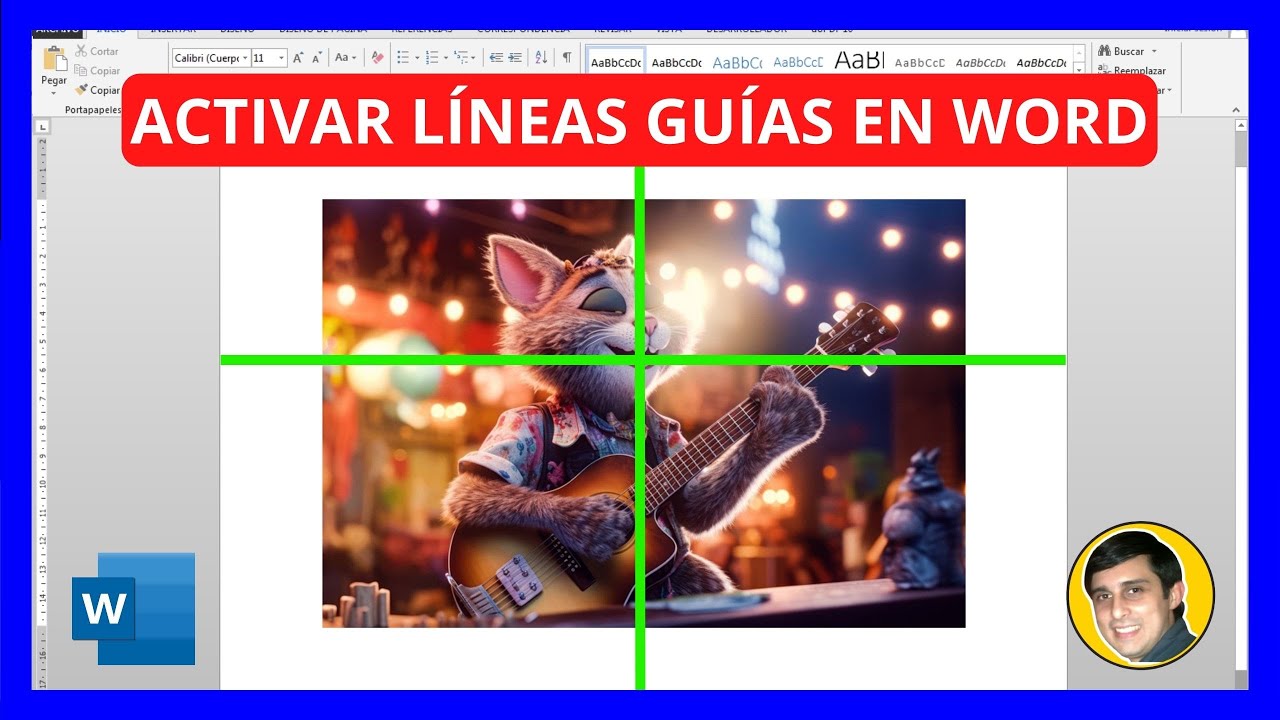 Cómo ACTIVAR las LÍNEAS GUÍAS de ALINEACIÓN en WORD - YouTube