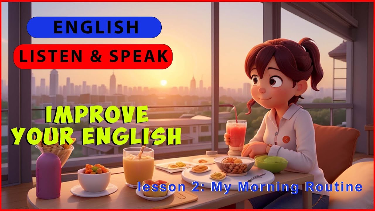 My Morning Routine | English story | English Listening & Speaking ...