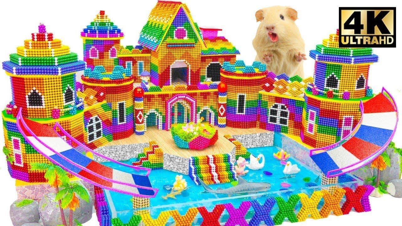 How To Build Future Beach House Has Wavy Water Slide To Rainbow Bridge ...