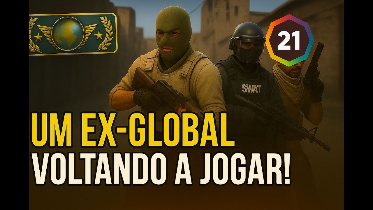 EX GLOBAL QUASE BOM DE NOVO em busca do lvl 10 FACEIT! (comando com ...