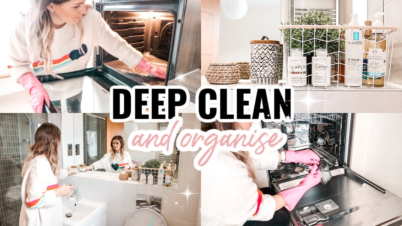 DEEP CLEAN, DECLUTTER & ORGANISE WITH ME | DEEP CLEANING MOTIVATION ...