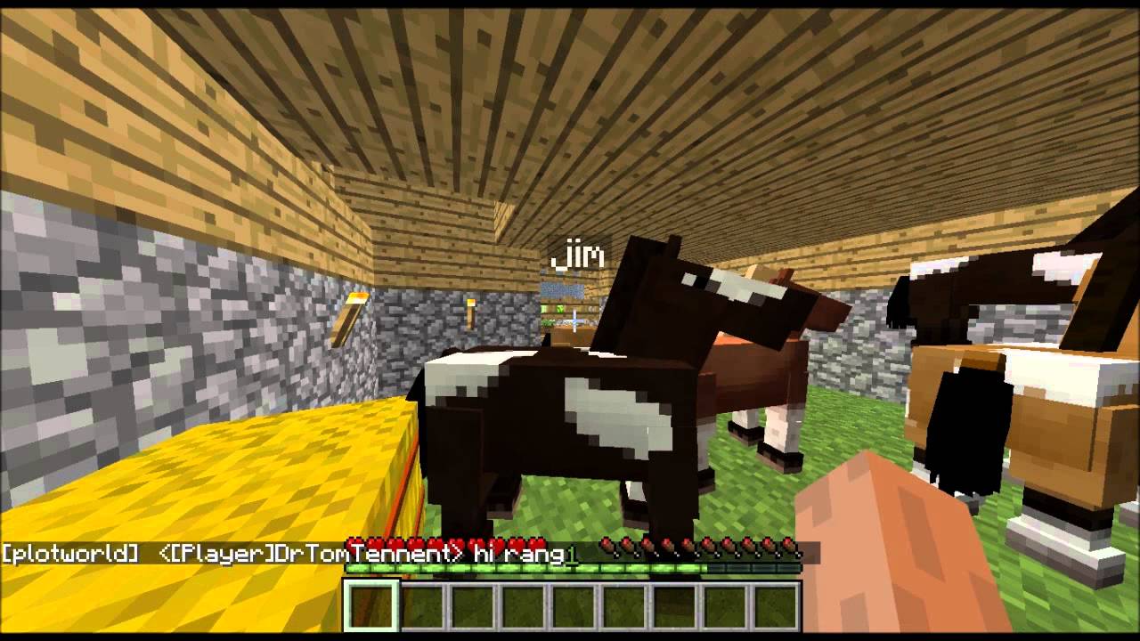 Minecraft Tutorial - How to name a Horse - YouTube
