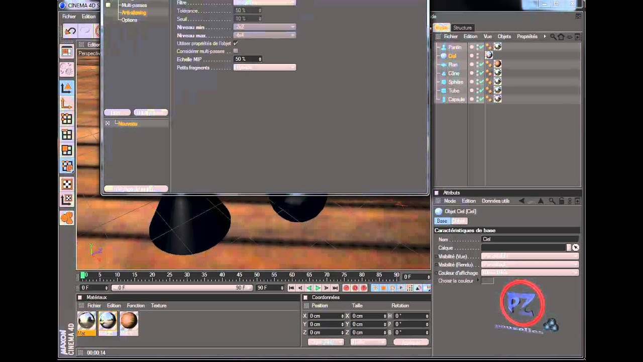 [tuto cinema 4D]Texture chromé - YouTube