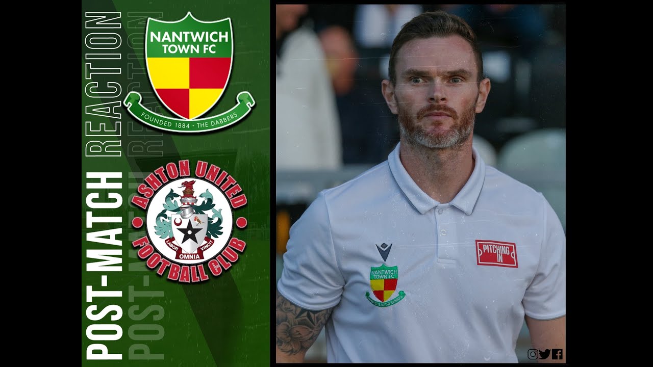 Nantwich Town 1-2 Ashton United | Ritchie Sutton post-match interview ...