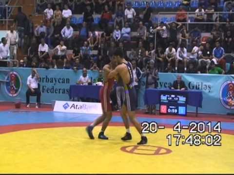 AWFCUP2014 / Orxan Eyvazov - Karim Jafarov - GR junior 60 kg gold medal match