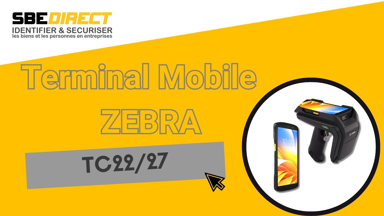 Présentation et démo des PDA Zebra TC22 et TC27 - YouTube