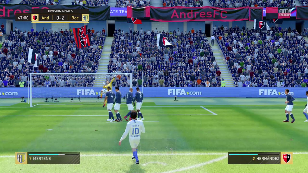 FIFA 19 free kick Rui costa goal - YouTube