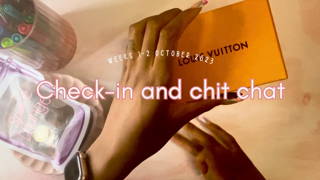 CHECK-IN AND CHIT CHAT | OCT '23 WEEKS 1&2 | SIDE HUSTLE CASH STUFFING ...