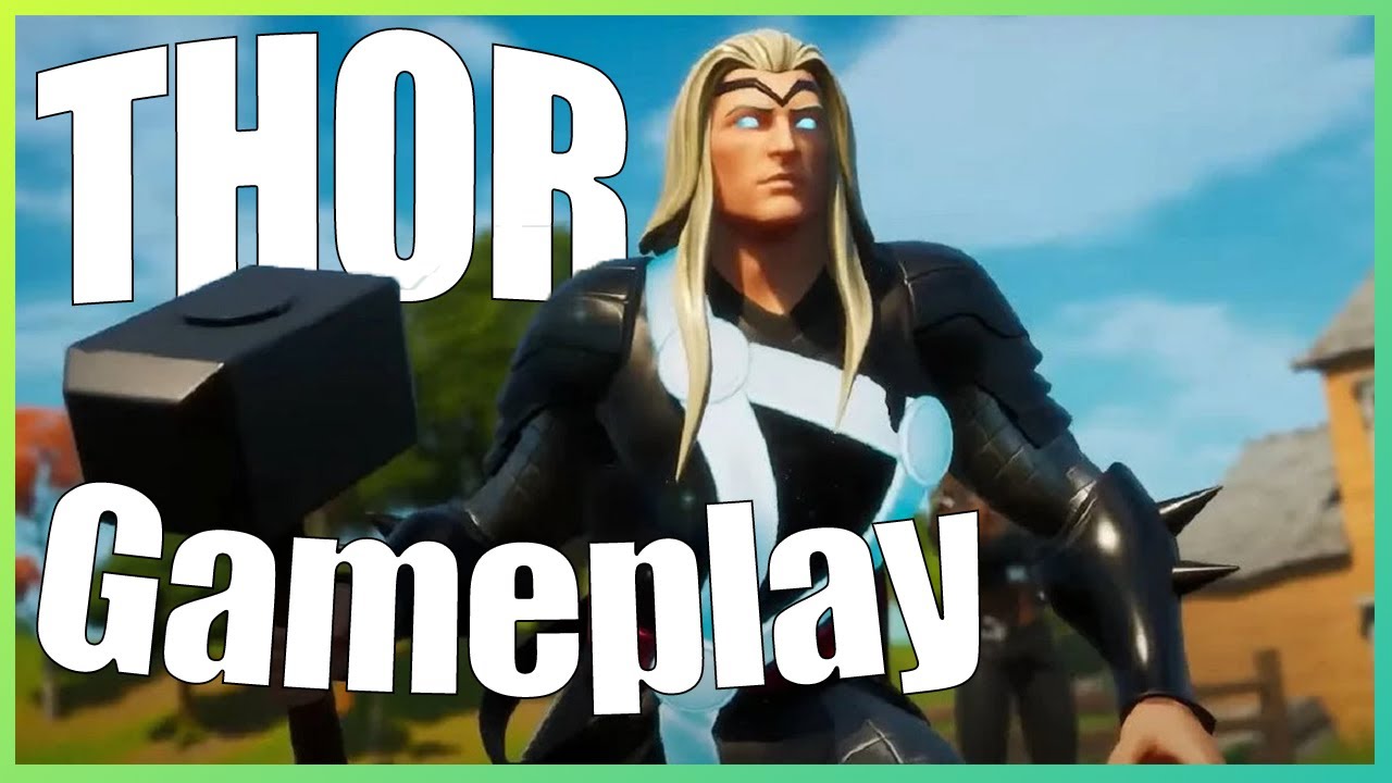 Thor Battle Pass Gameplay - Fortnite Season 4 Chapter 2 - YouTube