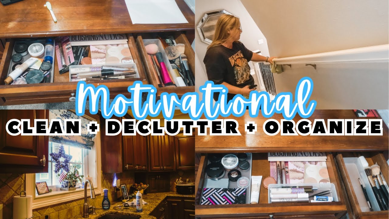 NEW DECLUTTER +CLEAN + ORGANIZE WITH ME | CLEANING MOTIVATION | Ana ...