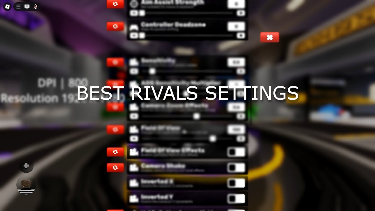 Best settings for Rivals ( Fast Flags, Crosshairs ) - YouTube