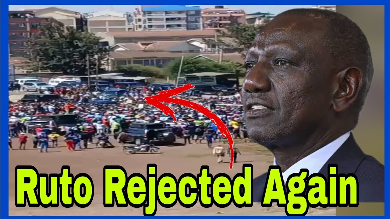 vedio of kenyans walking out of Ruto rally sets statehouse on fire ...