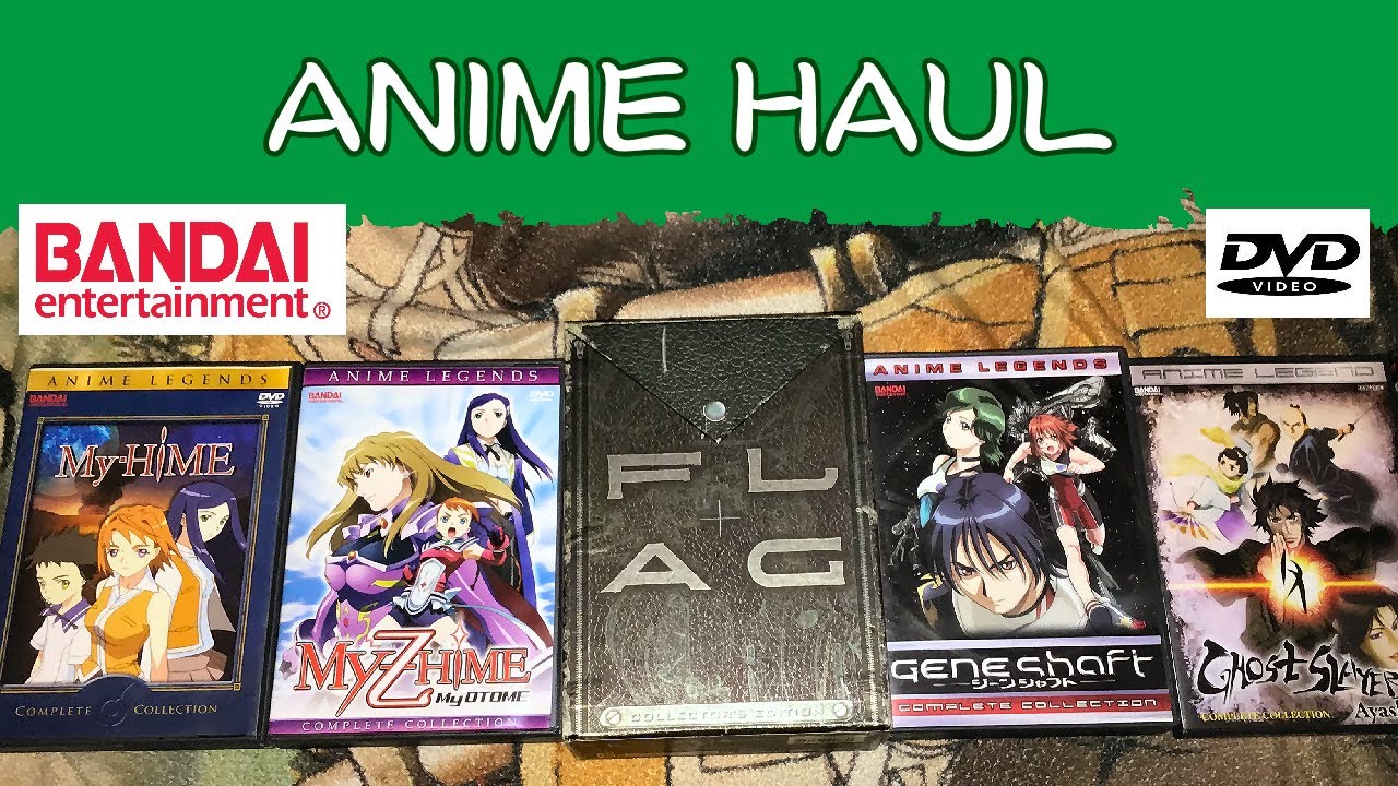 ANIME HAUL | Even More Bandai DVDs! - YouTube