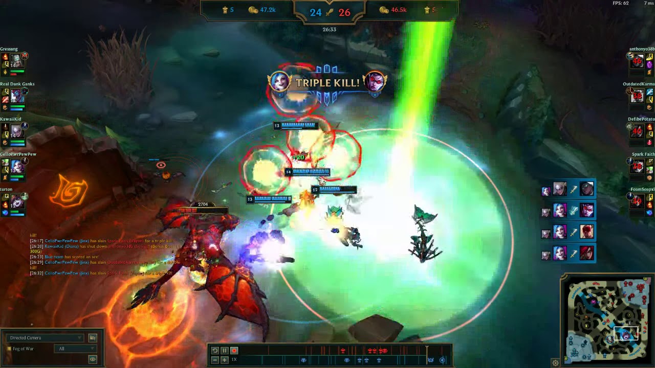 Reworked Diana 5 Man Ult | League of Legends - YouTube