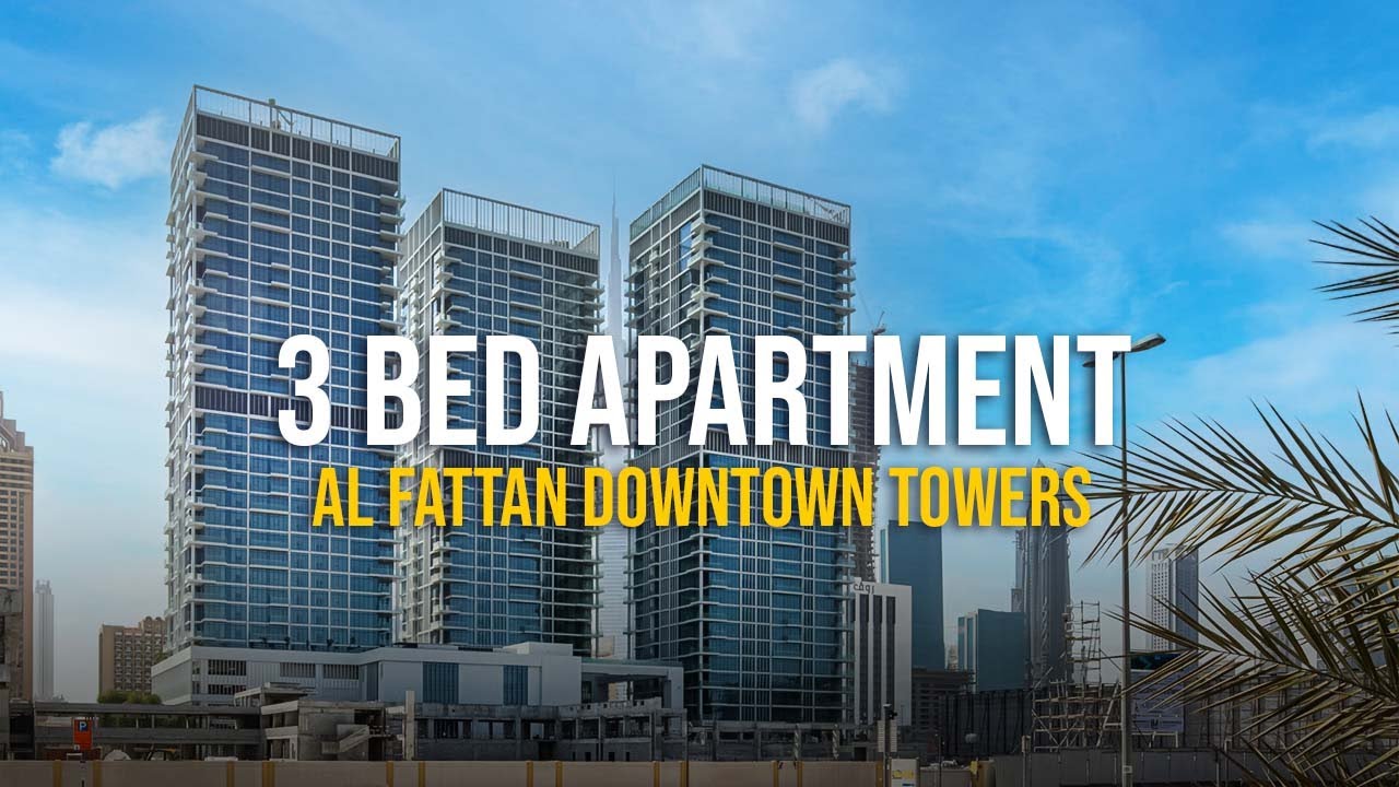 Very Large, Corner 3 Bed With City Views in Al Fattan Downtown Towers ...