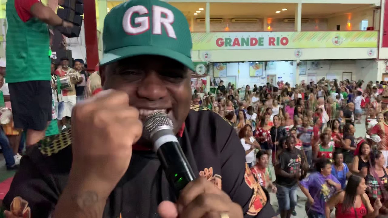 GRANDE RIO 2020: ARRANCADA DO SAMBA NO ENSAIO DE QUADRA - YouTube