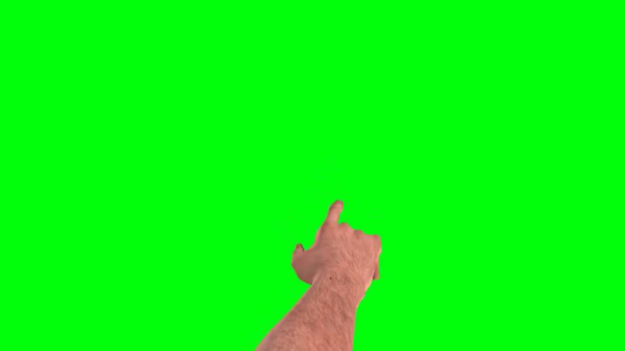 Finger Hand Swipe l Green Screen l ФУТАЖ - YouTube