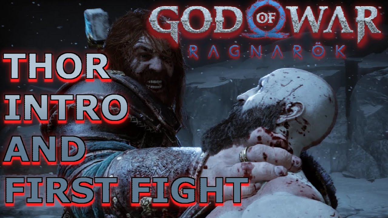 Thor Introduction & First Fight HD - God of War Ragnarok - YouTube