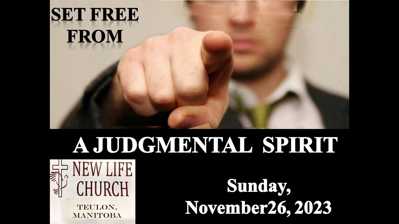 Set free from a judgemental spirit - YouTube