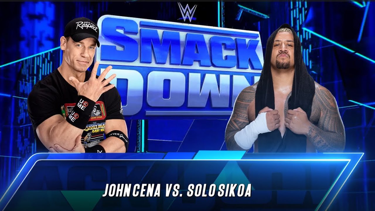 John Cena vs Solo Sikoa 04 november 2023 Smackdown match | 2k23 ...