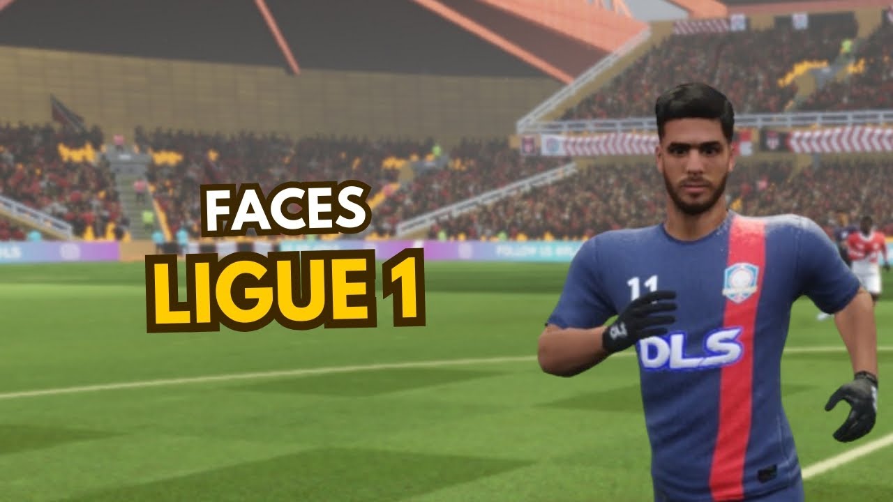Faces de jogadores da Liga Francesa - Dls 24 - YouTube
