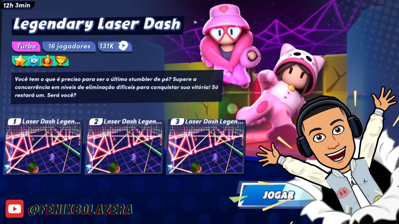 Jogando LASER DASH LENDÁRIO no PC ! - YouTube