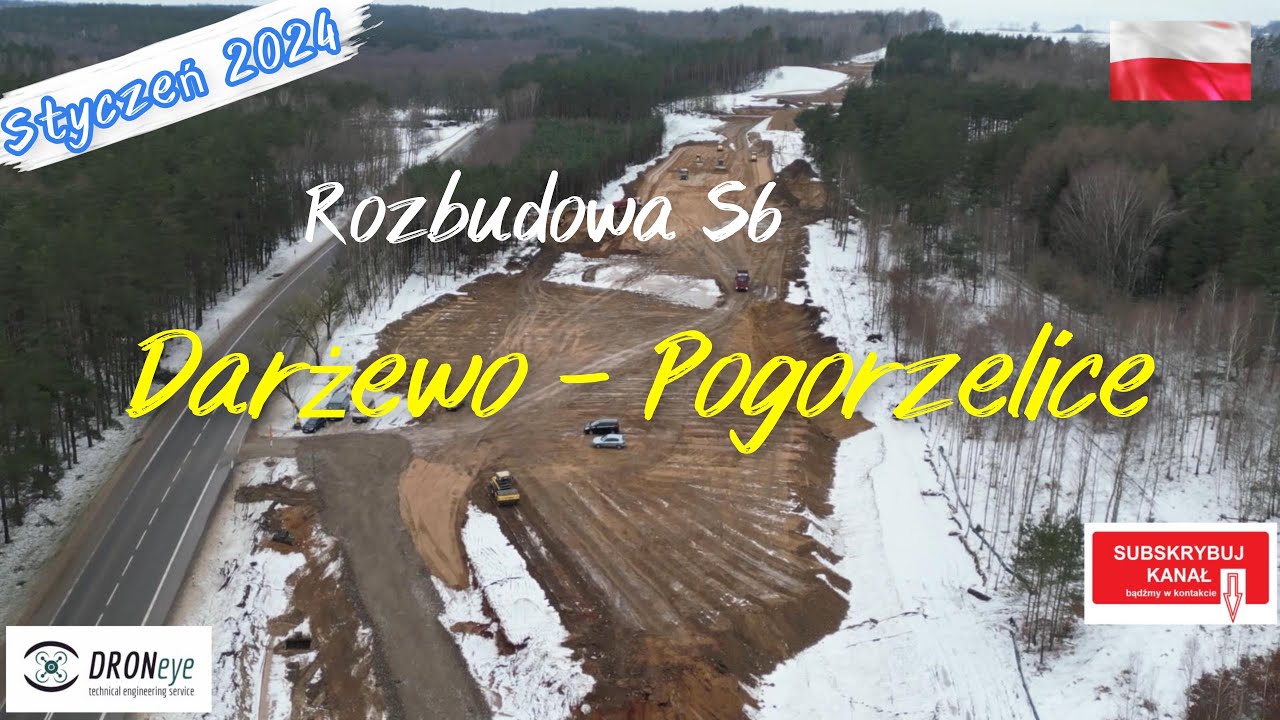 [S6] Trasa S6 Darżewo - Pogorzelice #edroneye #poland #travel #polska # ...