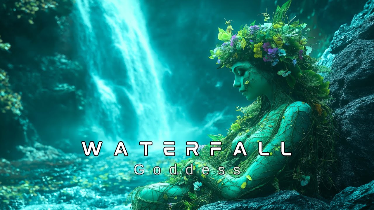 Waterfall 🌿 Goddess: Ambient Focus Music for Meditation & Peaceful ...