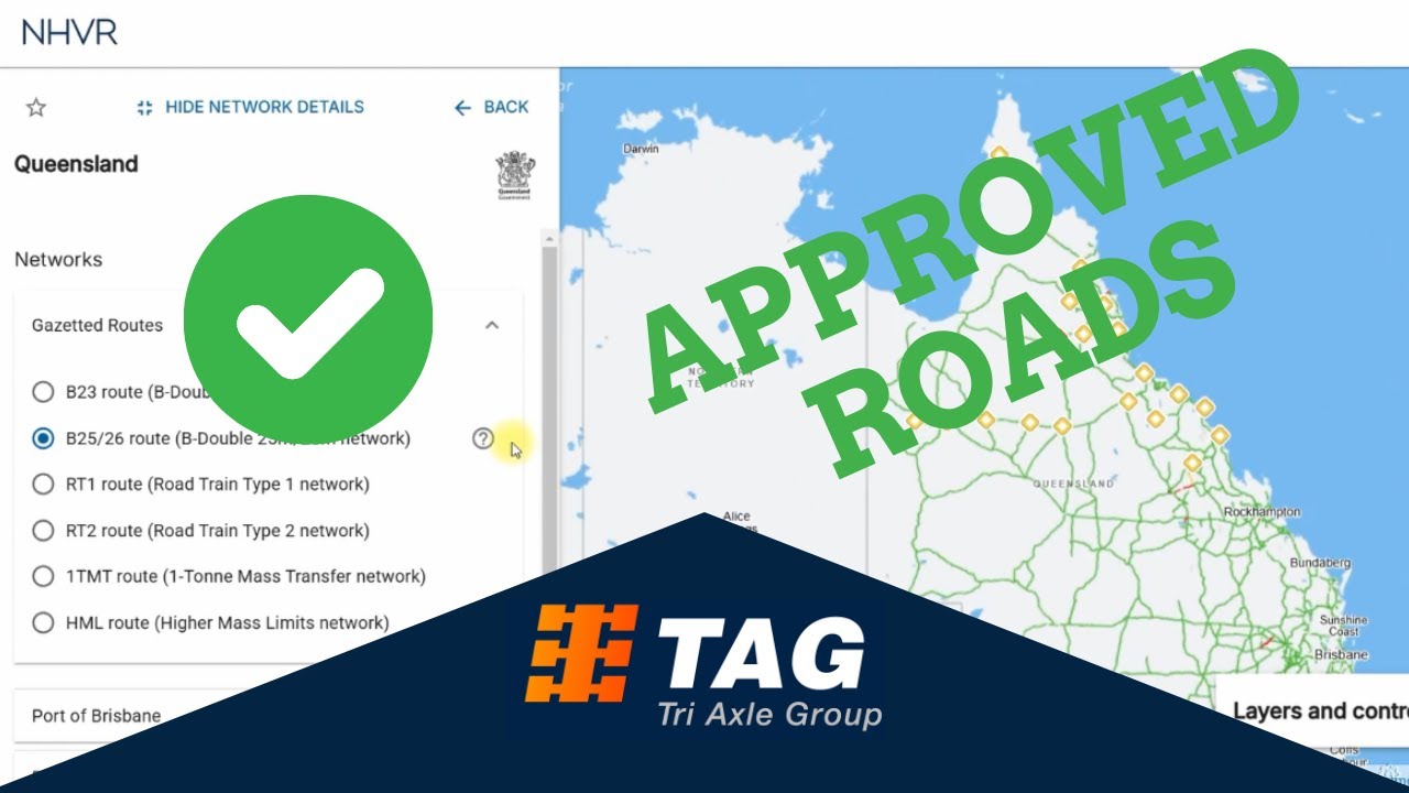 Approved Roads For Heavy Vehicles in Australia | NHVR Maps - YouTube