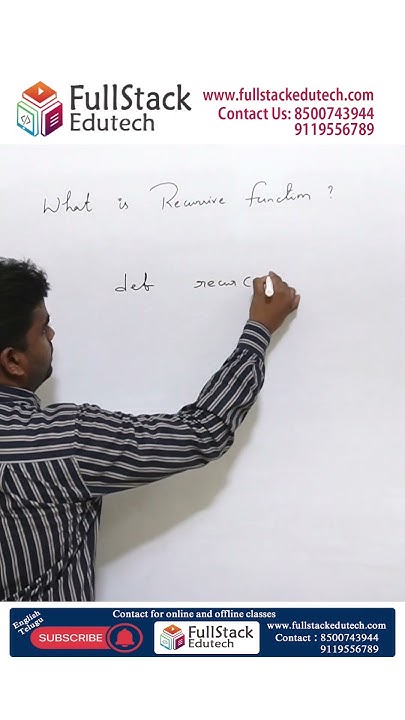 What Is Recursive Function In Python Part 1 Python Pythoninterview Java Pythoncode