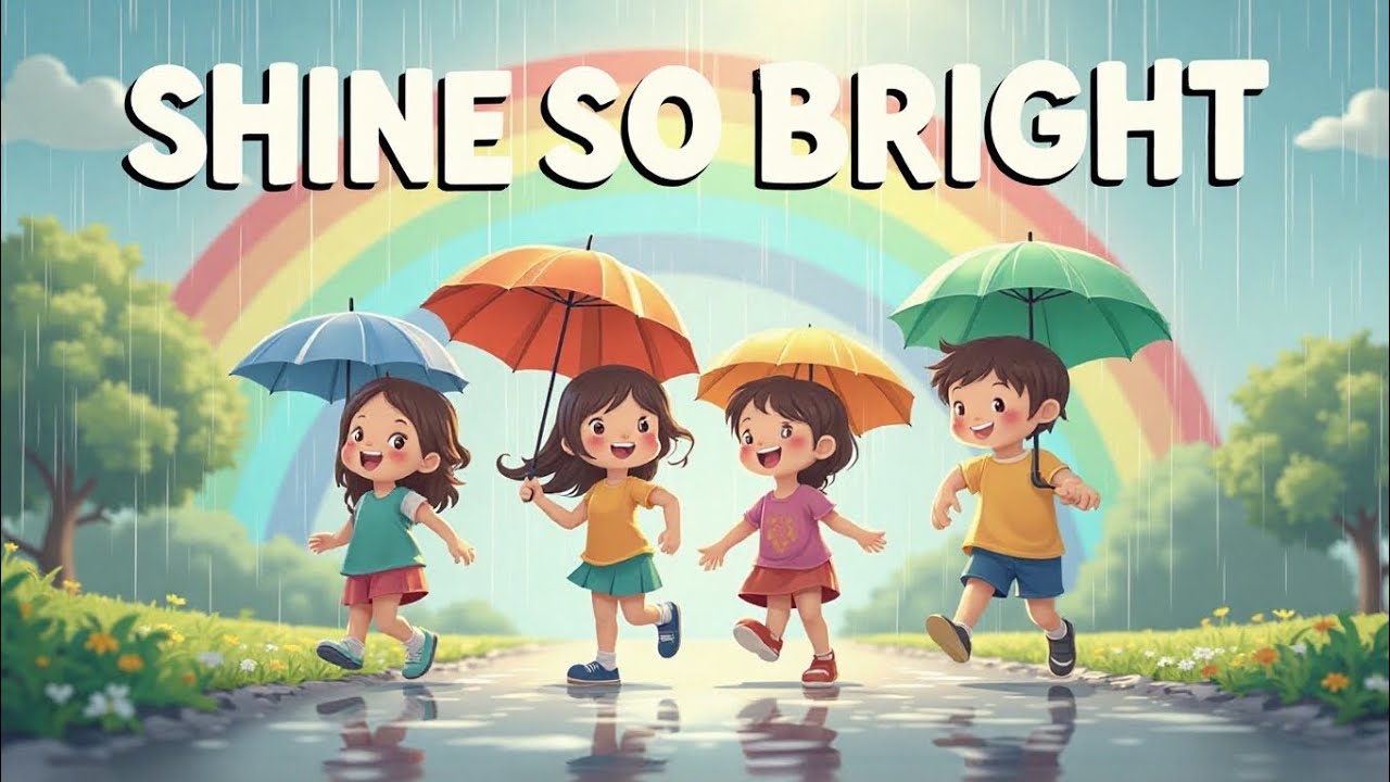 Shine So Bright | Fun Christian Kids Song | Cartoon Worship Video - YouTube