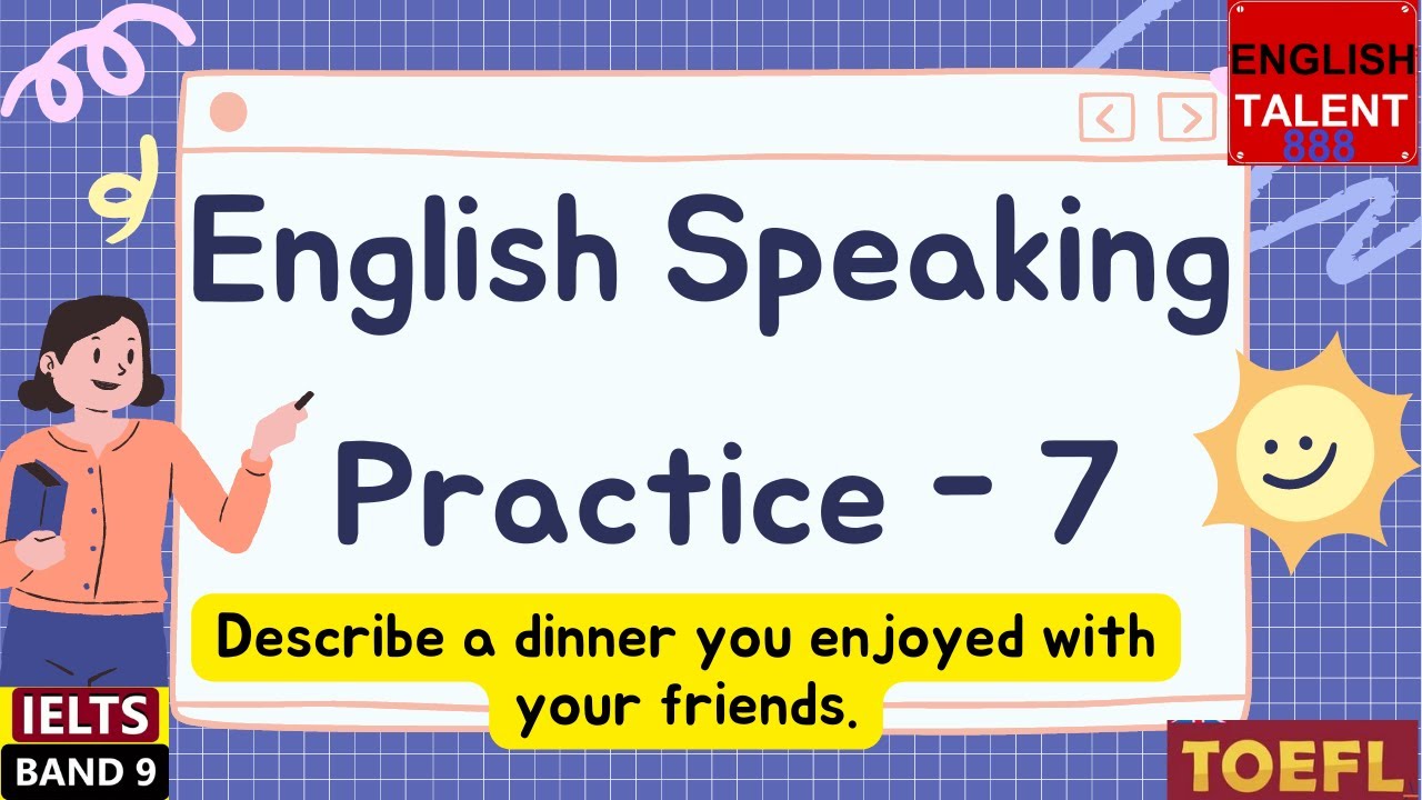 English Speaking Practice 07 | Spoken English | English learning ...