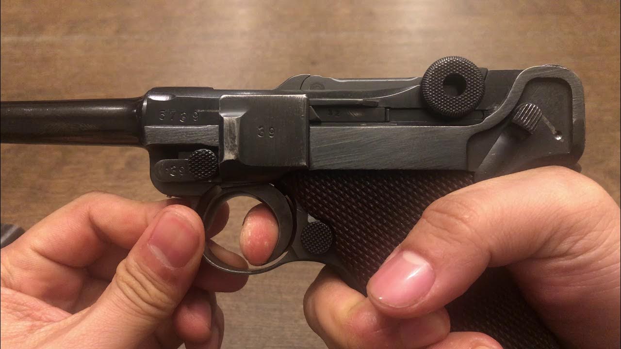 1938 Luger P08 VOPO forced matched - YouTube