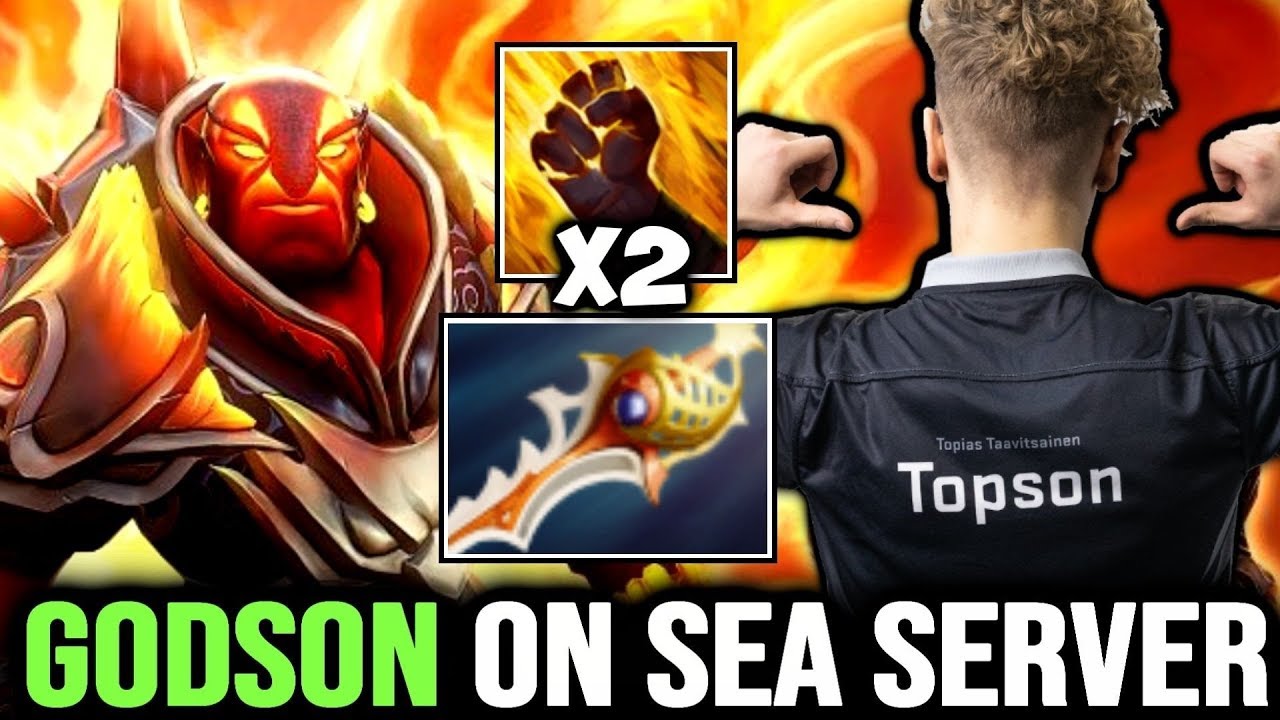 GODSON God Mode on SEA Server Ember Spirit with Divine Rapier - YouTube