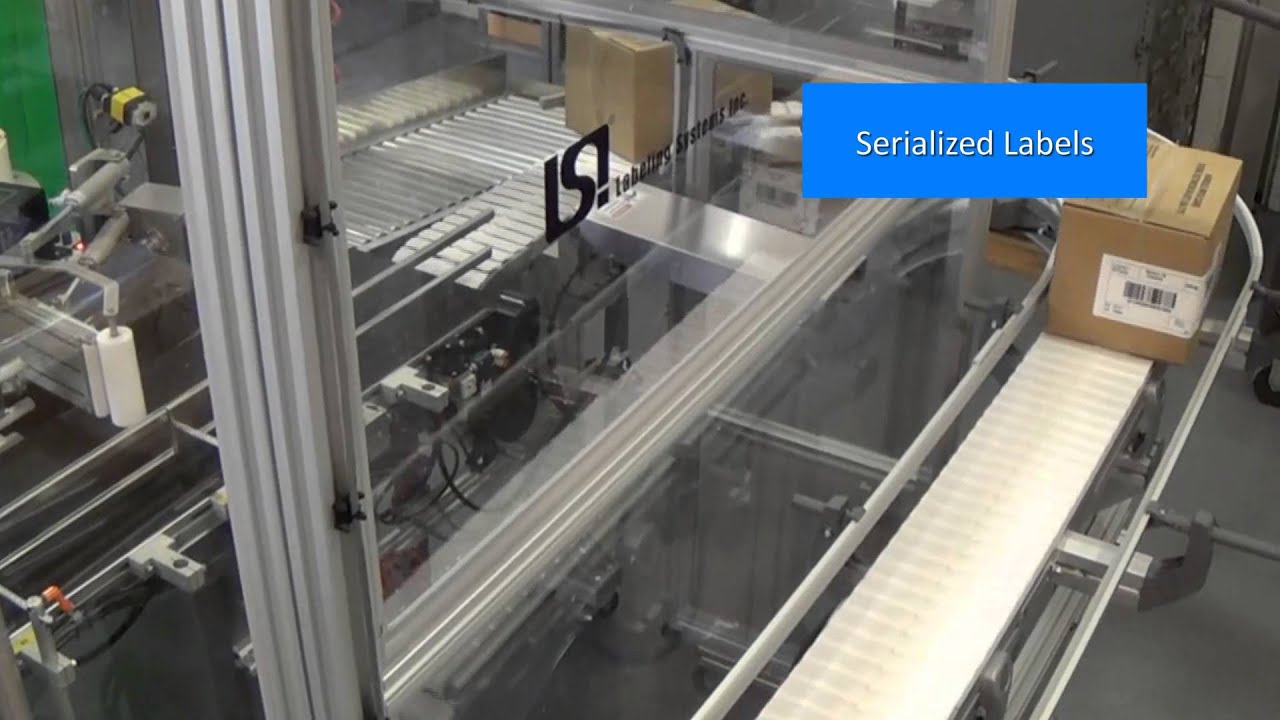 Track & Trace Corner Wrap Labeling System - YouTube