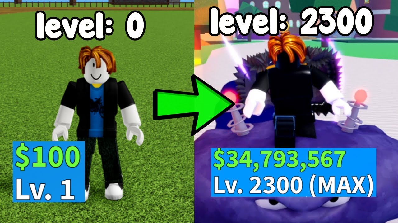 Started Over As A Noob And Reached Max Level 2300 Blox Fruits Roblox