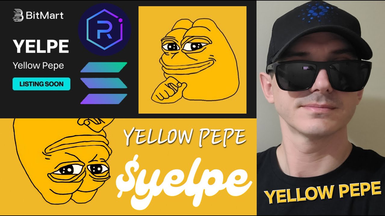 $YELPE - YELLOW PEPE TOKEN CRYPTO COIN HOW TO BUY YELPE BITMART SOLANA ...