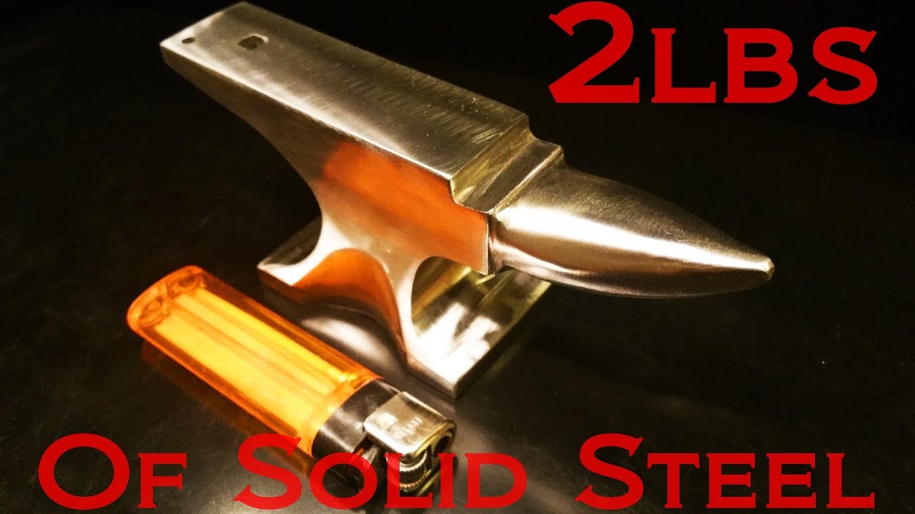 MAKING a Miniature Anvil from a Solid Block of Steel. 2lbs of Pure ...
