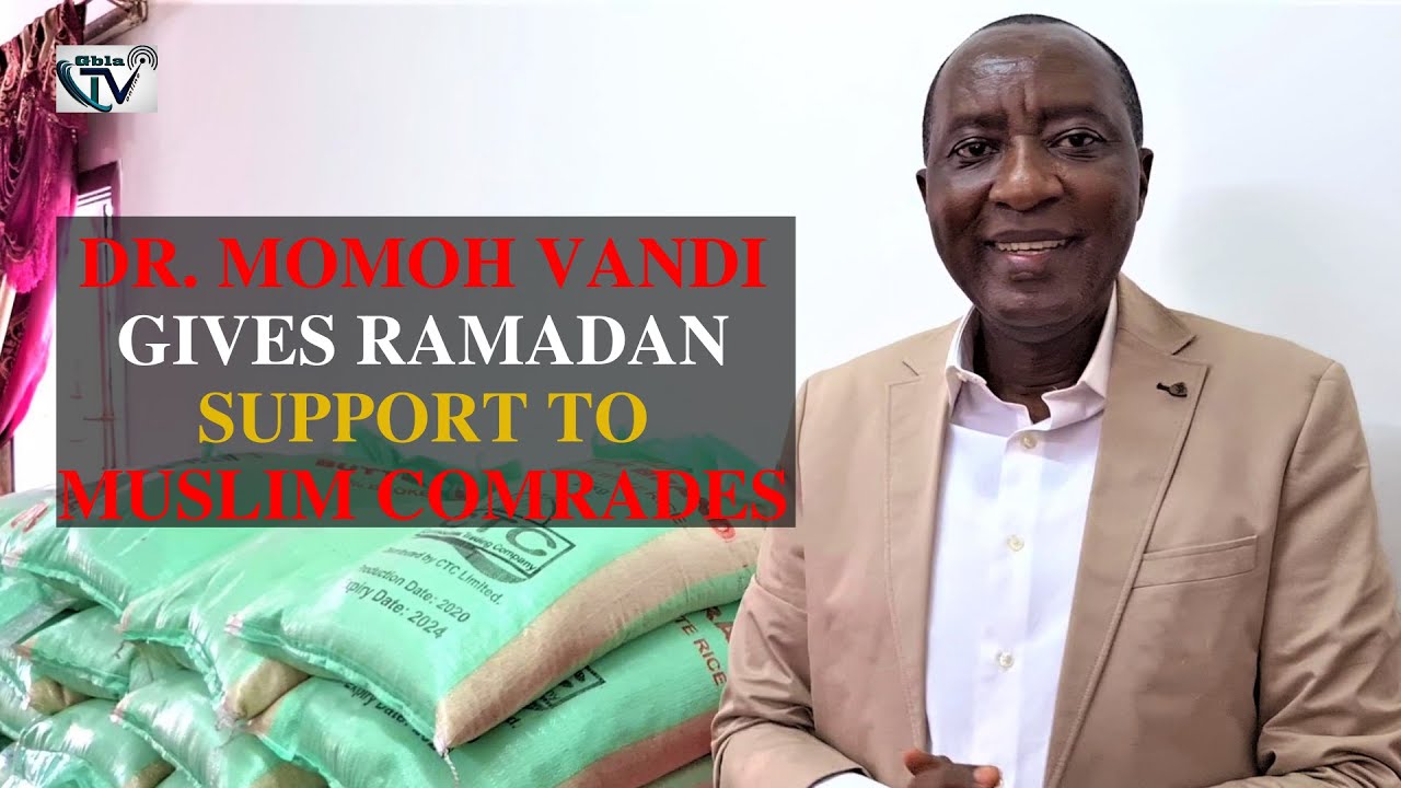 Dr. Momoh Vandi Gives APC Muslim Comrades Ramadan Support - YouTube