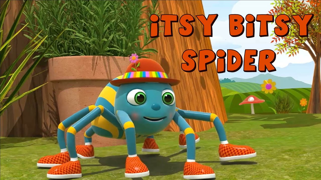 Itsy Bitsy Spider | 3D Nursery Rhymes and Songs | Kiddy Songs - YouTube