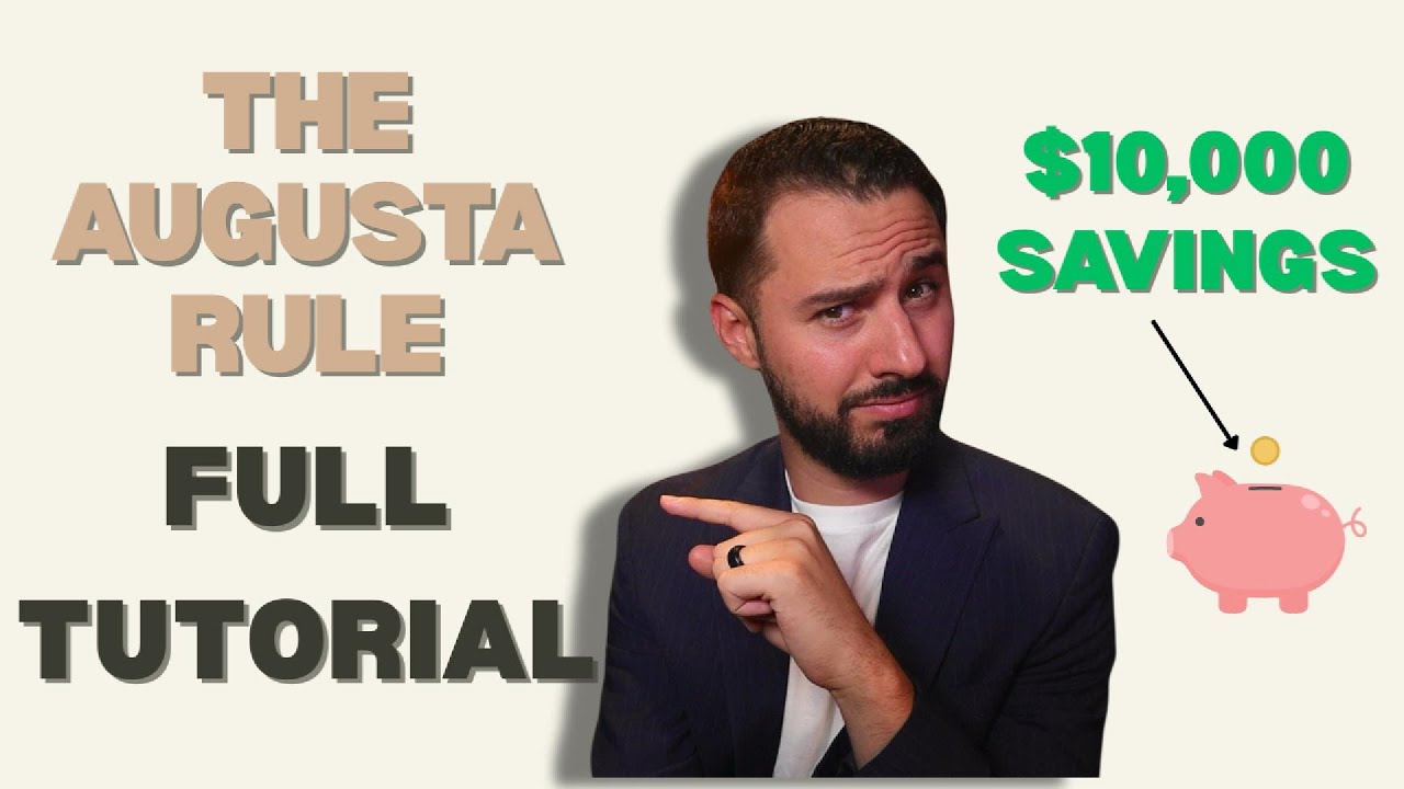 How to Use the Augusta Rule to Pay Yourself Tax-Free 💰 (Step-by-Step ...